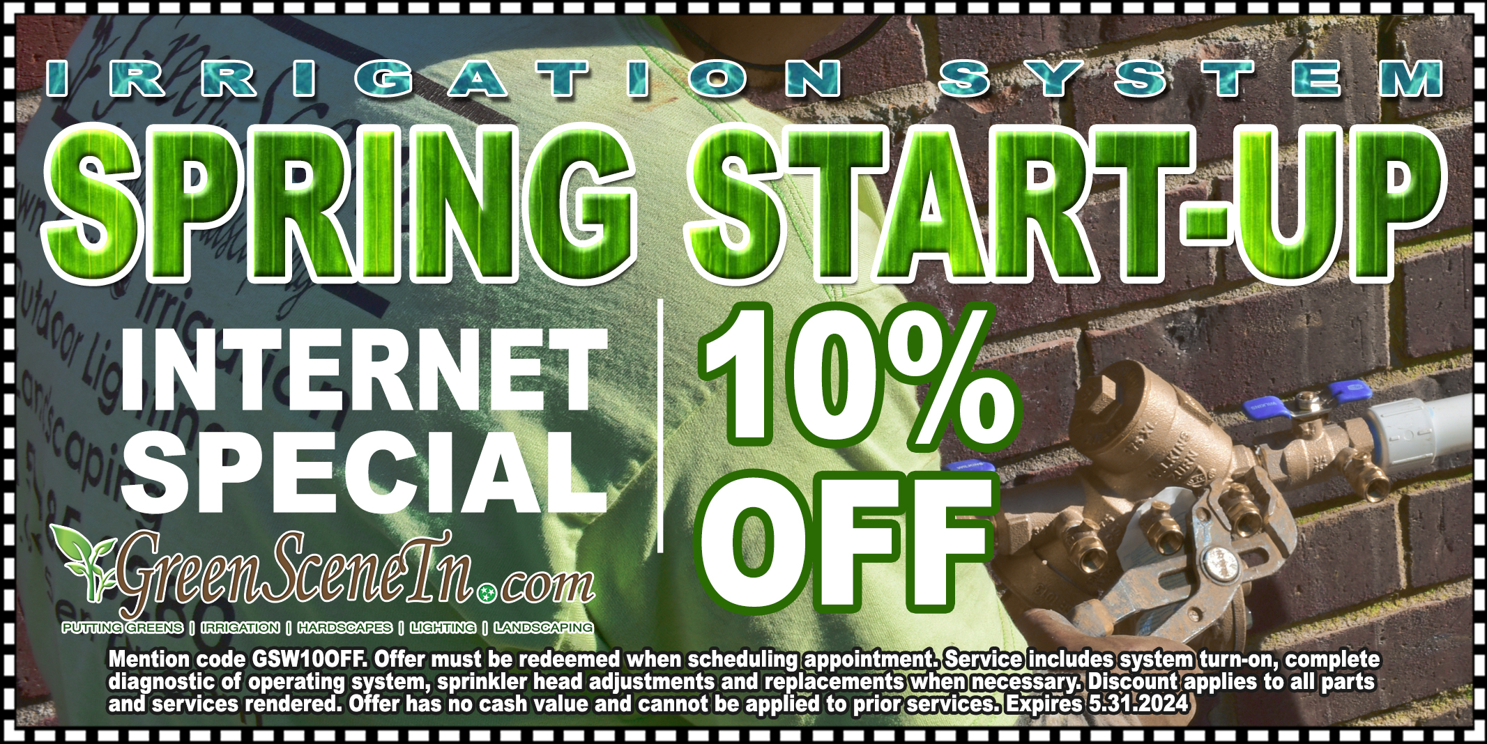 Internet Coupon Offer | GreenSceneTN.com | (615) 585-0280